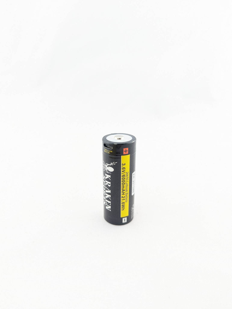 Kraken Sports B-26650 Battery for NR-2000, LTD2500, Hydra 2500 V2, Rin ...